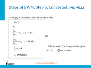 BWM: Best Worst Method | PDF