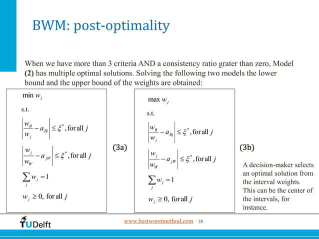 BWM: Best Worst Method