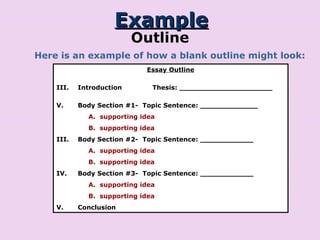 Best writing an outline | PPT
