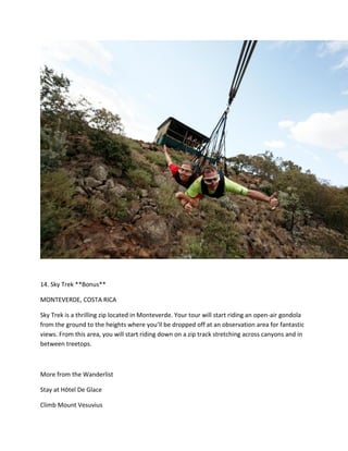 Best zip line in the world | PDF | North America Travel | Travel Locations