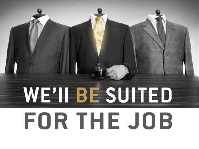 Be Suited For The Job | PPT