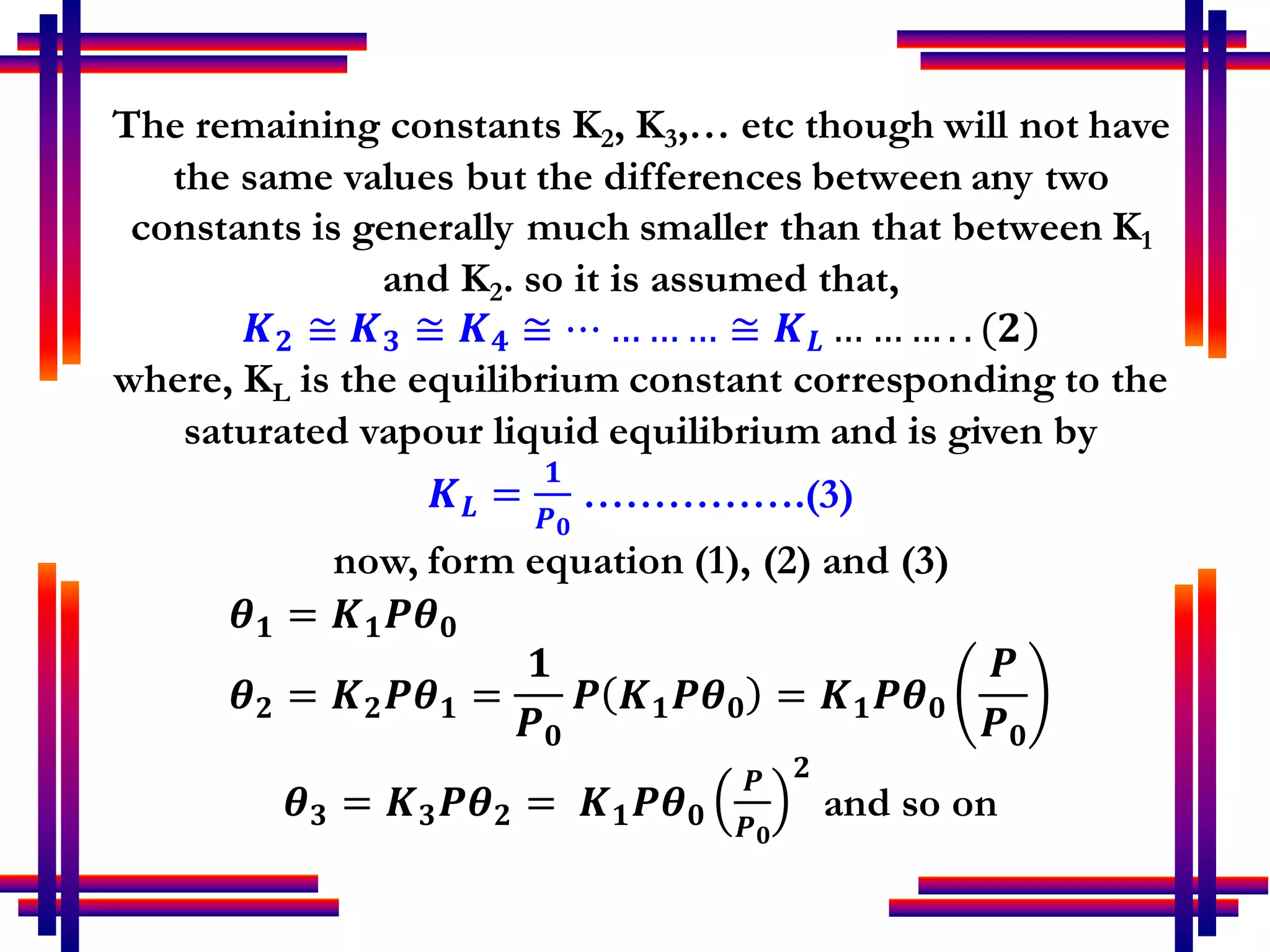 Derivation of Bet equation and different isotherms | PDF