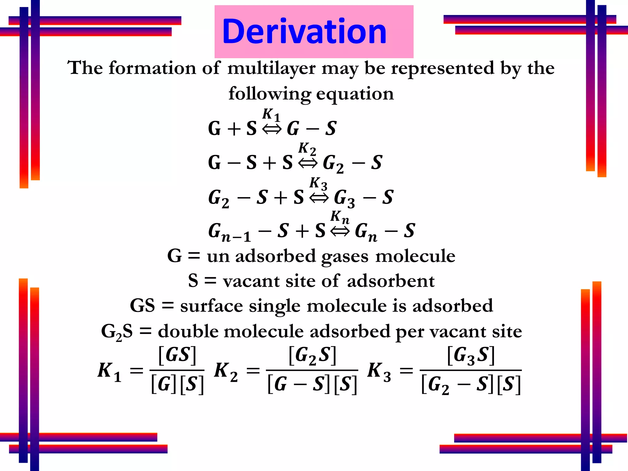 Derivation of Bet equation and different isotherms | PDF