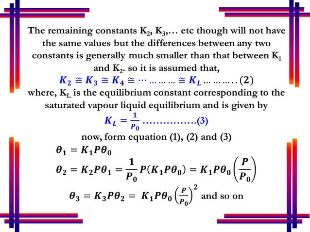 Derivation of Bet equation and different isotherms | PDF