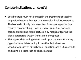BETA-ADRENERGIC RECEPTOR BLOCKERS...pptx
