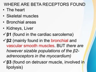 Beta adrenoceptor blockers | PPT