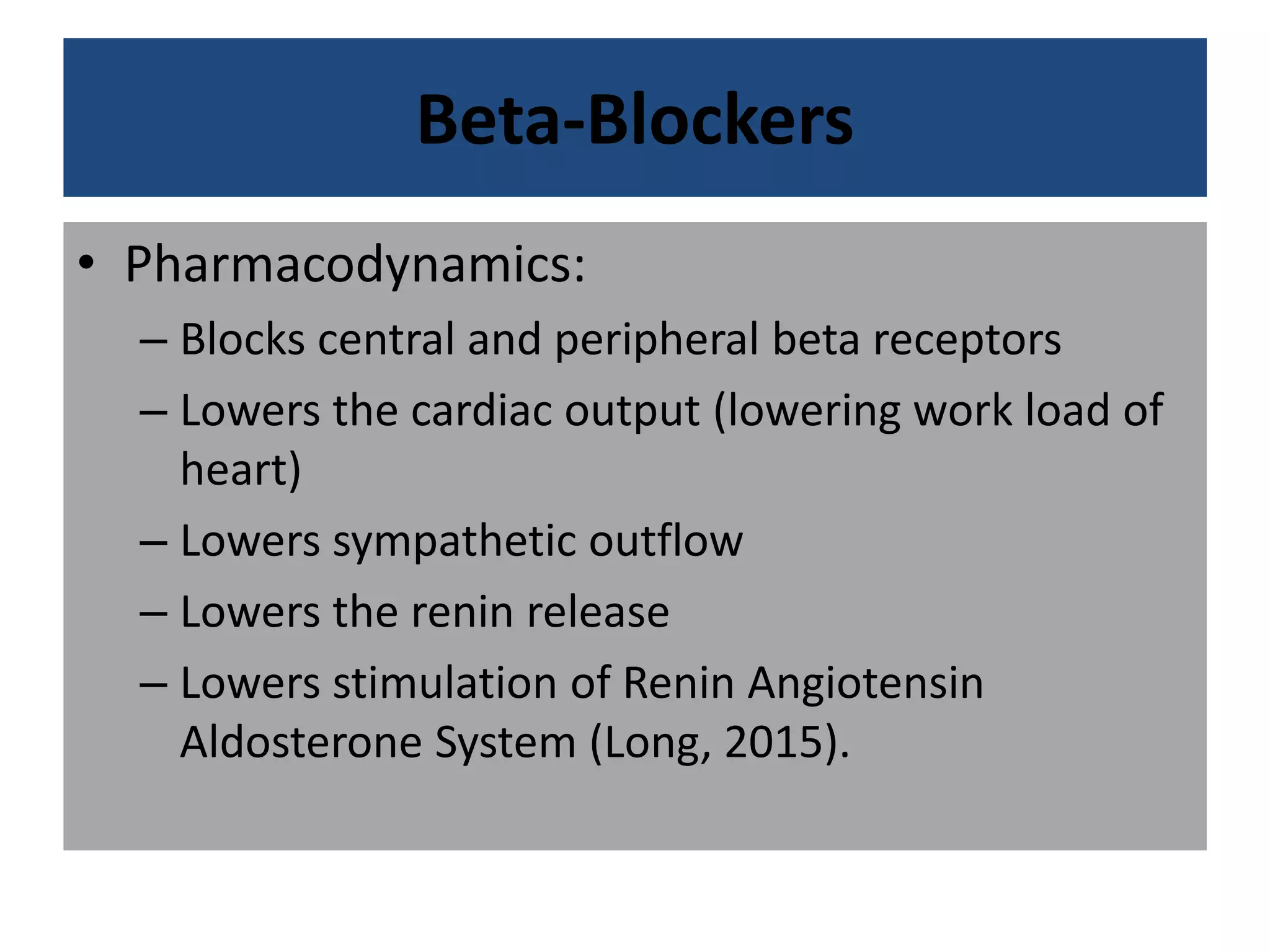 Beta blockers | PPTX