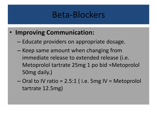 Beta blockers | PPTX
