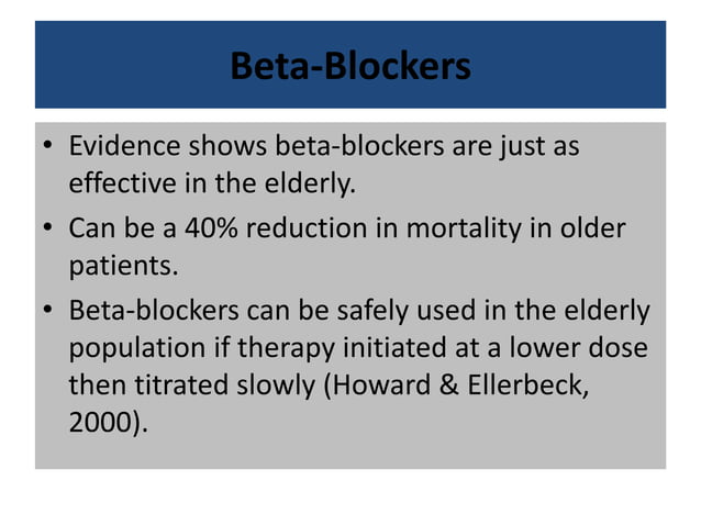 Beta blockers | PPTX