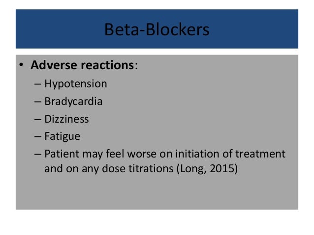 Beta blockers