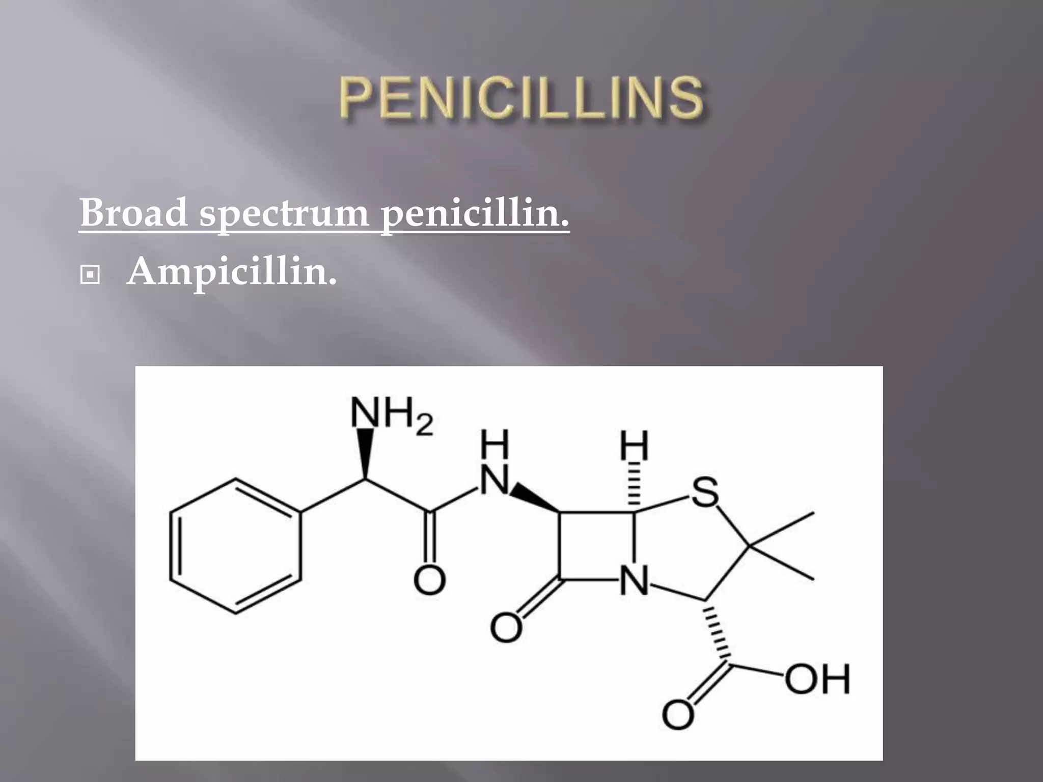 Beta lactam antibiotics. | PPT
