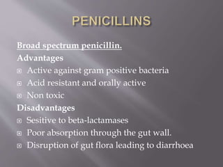 Beta lactam antibiotics. | PPT