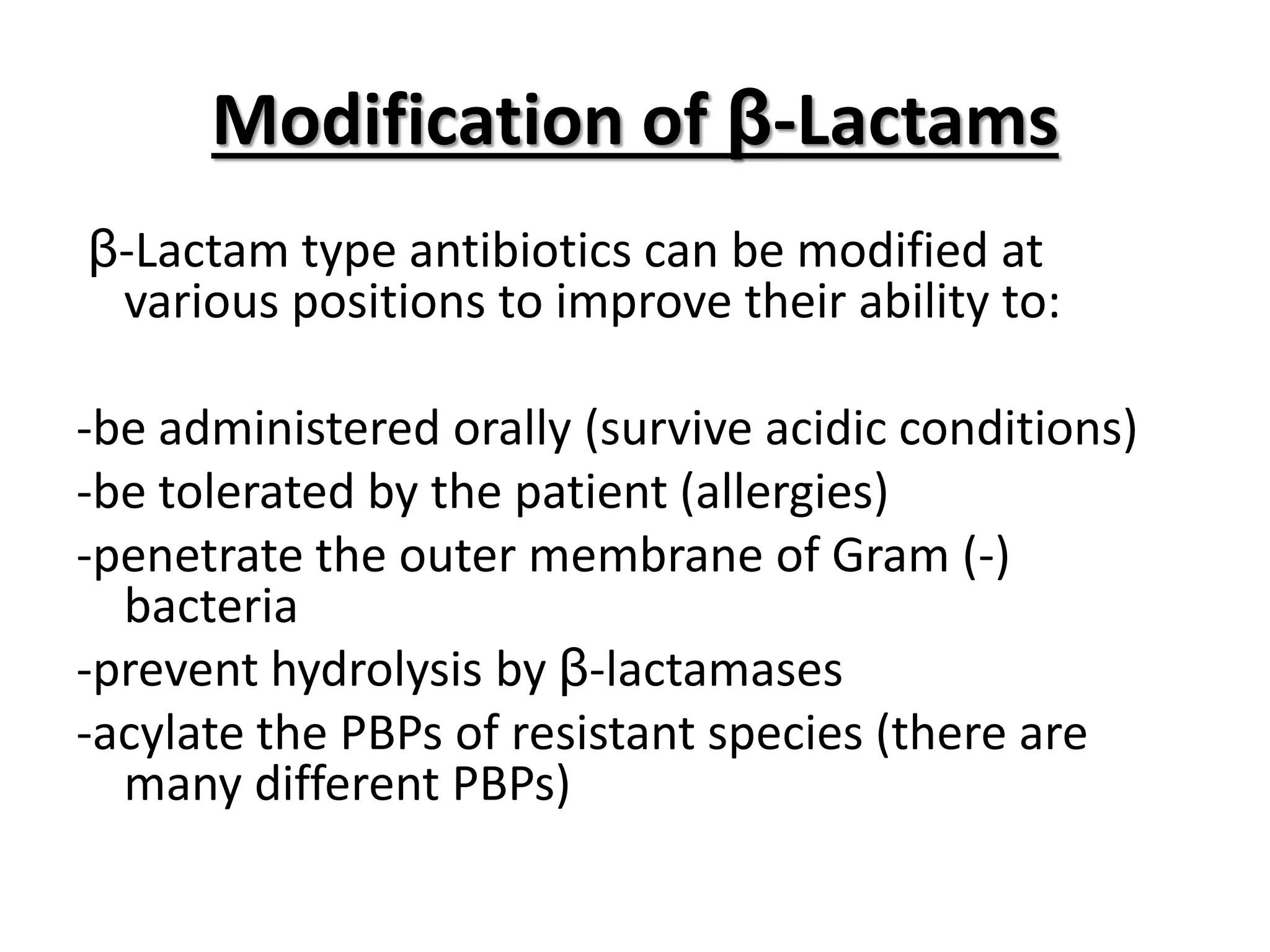 Beta lactam antibiotics | PDF