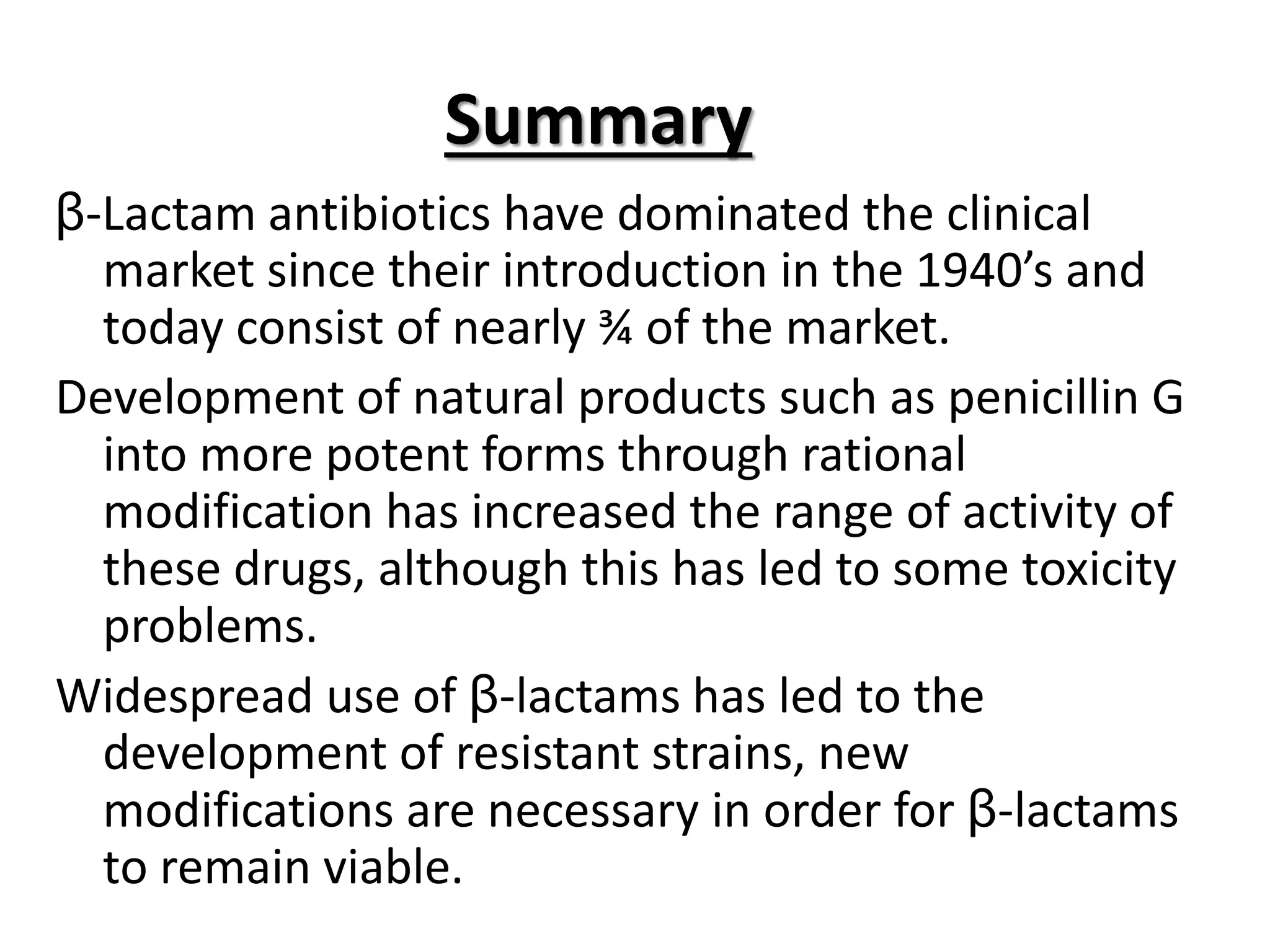 Beta lactam antibiotics | PDF
