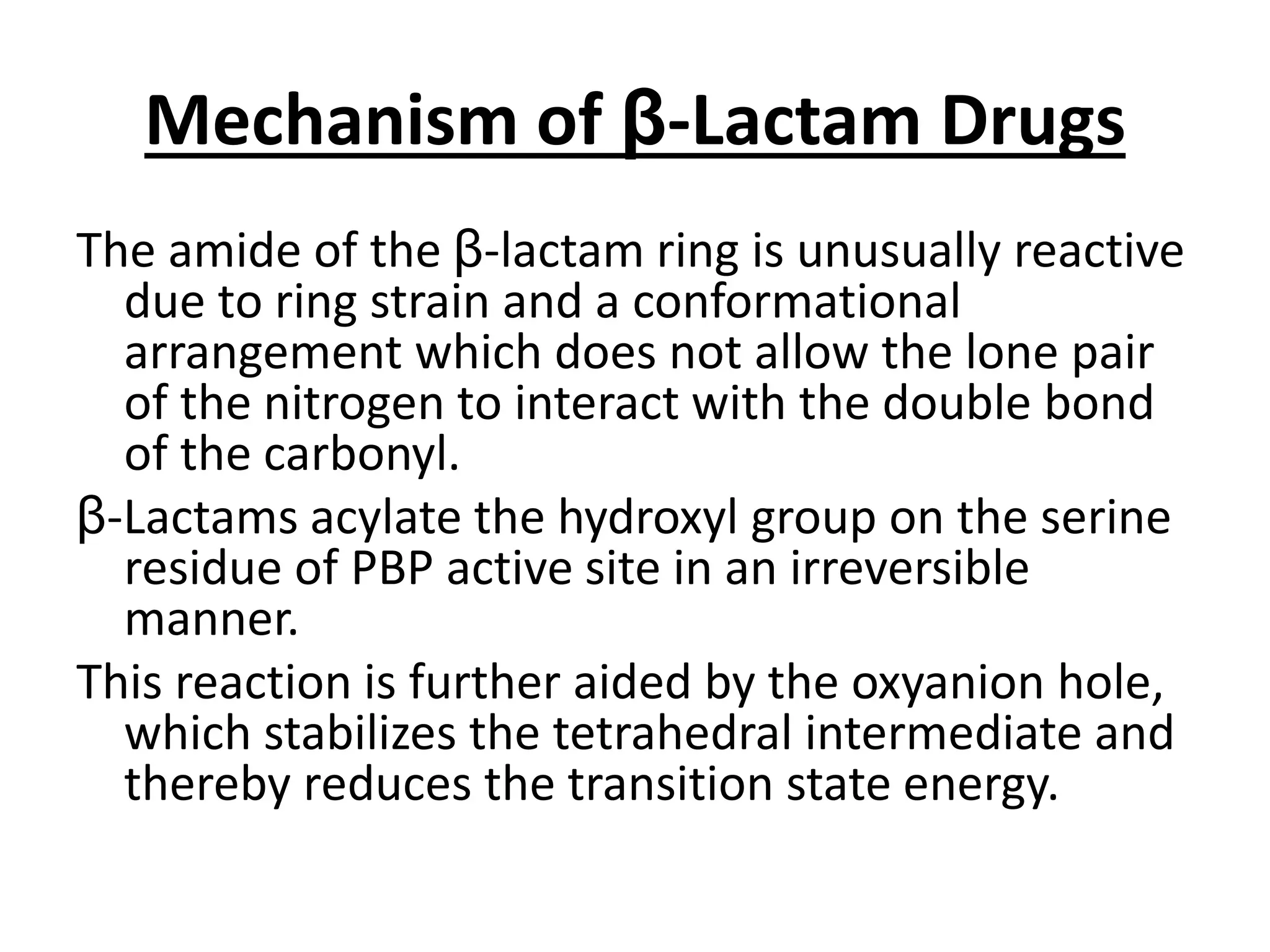 Beta lactam antibiotics | PDF
