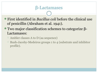 Beta lactam antibiotics | PPT