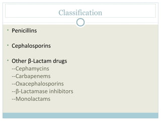 Beta lactam antibiotics | PPT