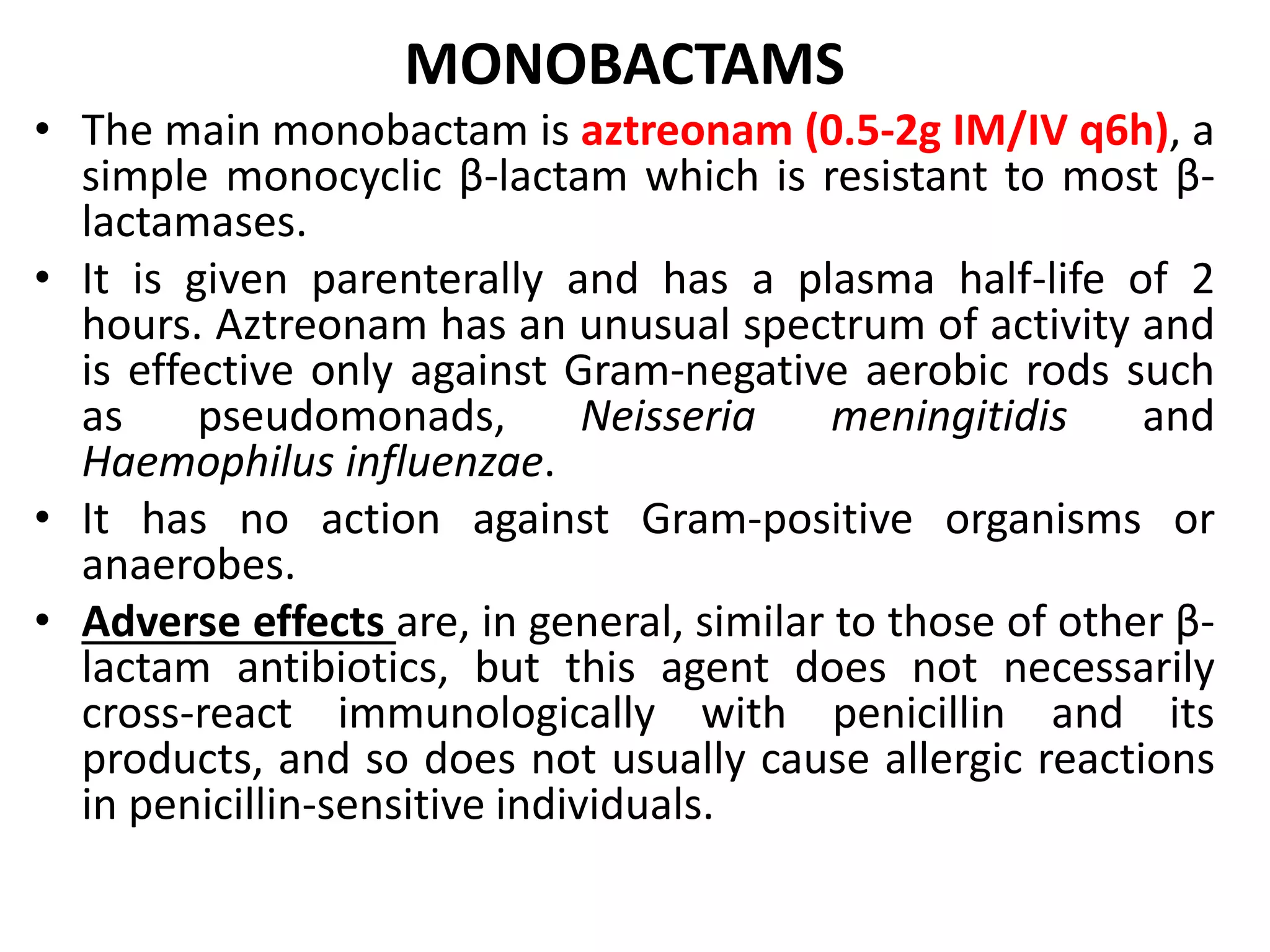 Beta lactam antibiotics(Penicillin, Cephalosporin) | PPSX