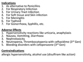 Beta lactam antibiotics(Penicillin, Cephalosporin) | PPSX