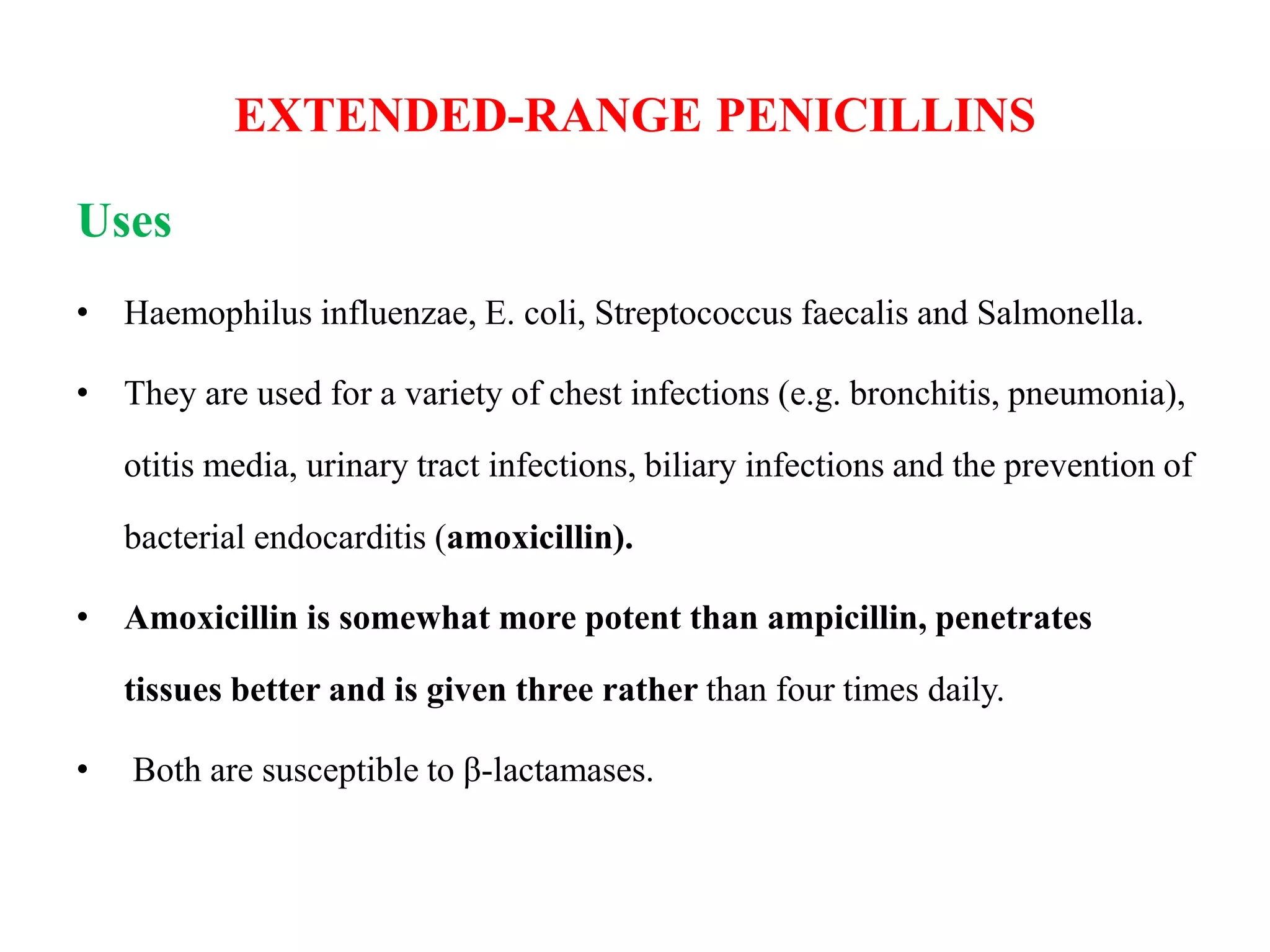 Beta lactam antibiotics - penicillins | PPTX