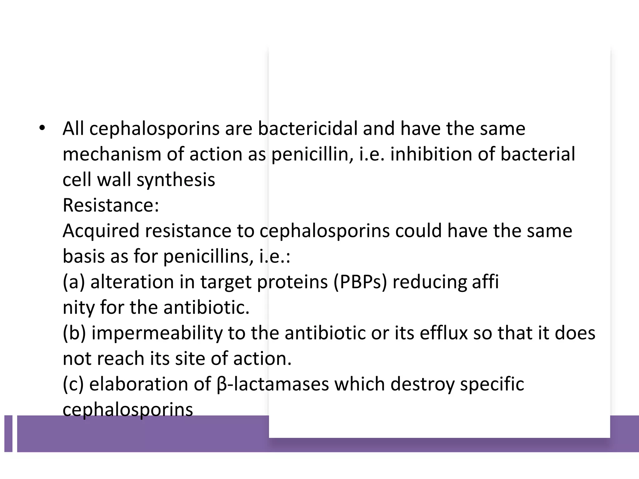 Beta-Lactam Antibiotics Penicillins and cephalosporins.pptx