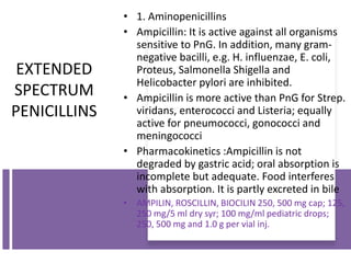 Beta-Lactam Antibiotics Penicillins and cephalosporins.pptx