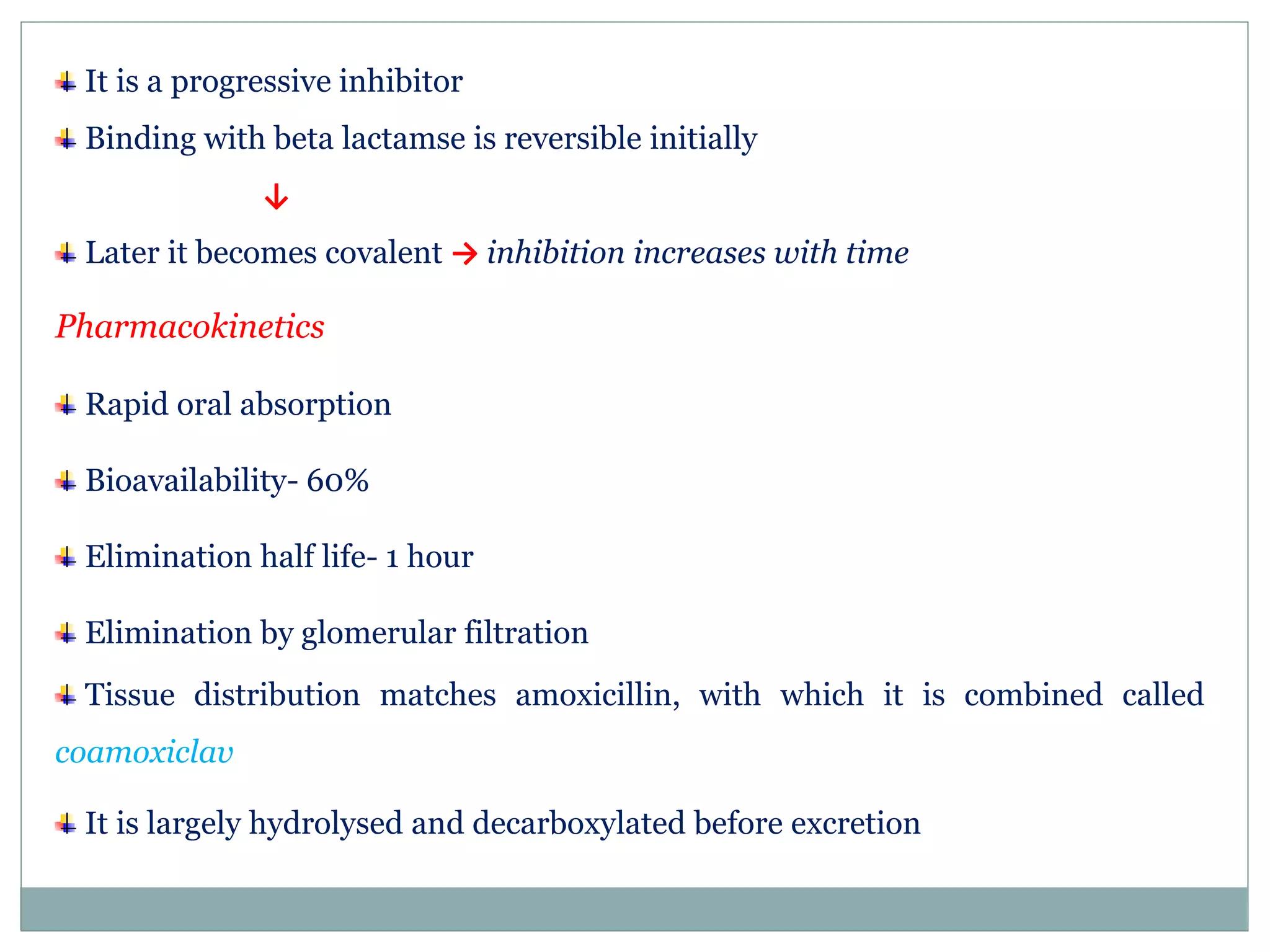 Beta Lactamase Inhibitors | PPT