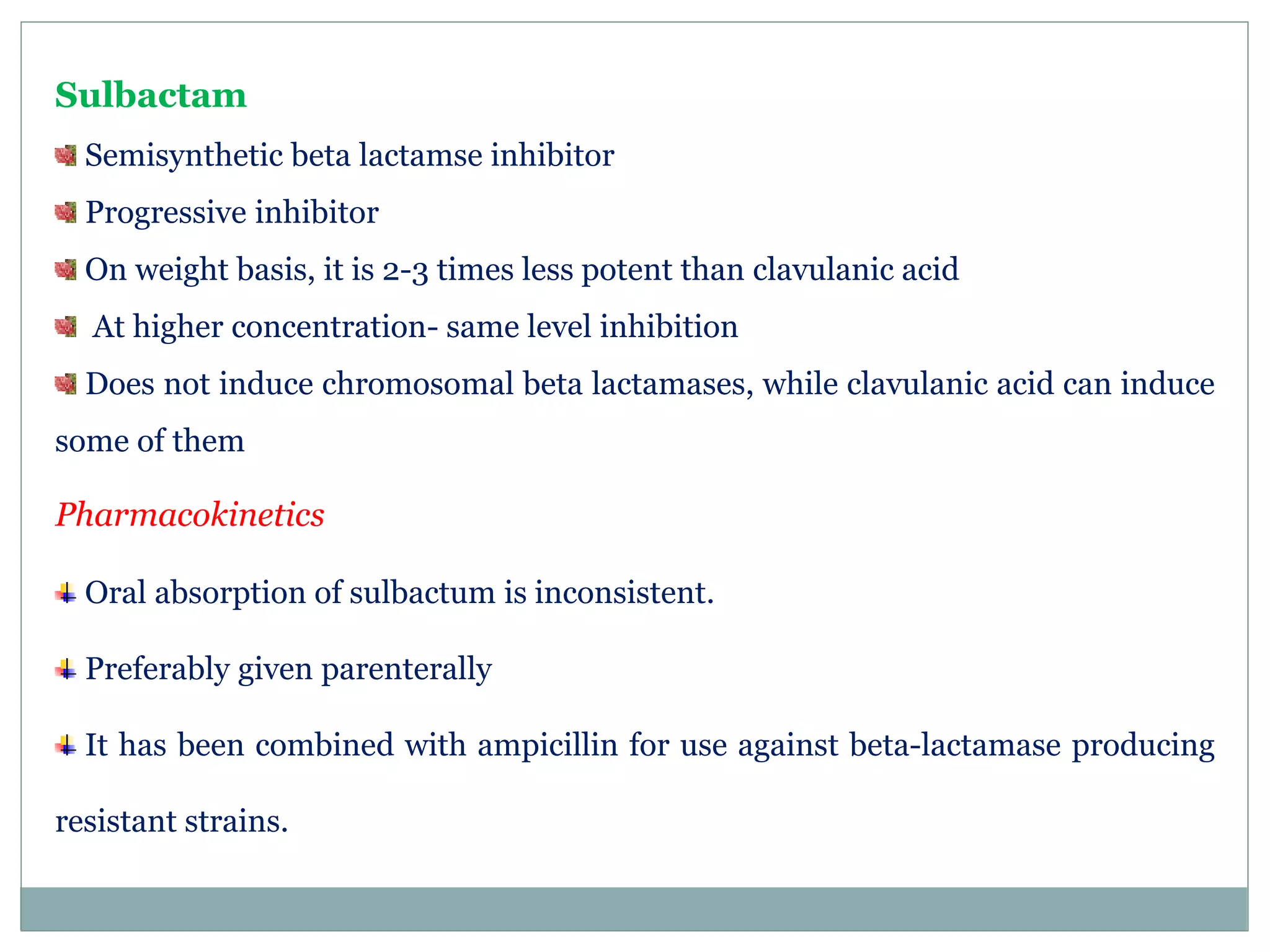 Beta Lactamase Inhibitors | PPT
