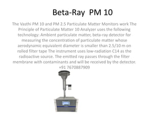 Beta-ray PM10 | PPTX