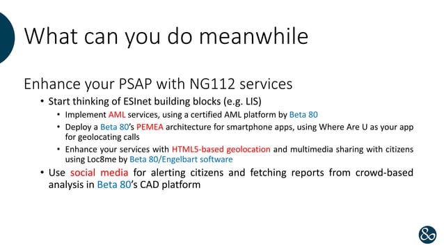 EENA 2018 - Next Generation 112 made simple | PDF