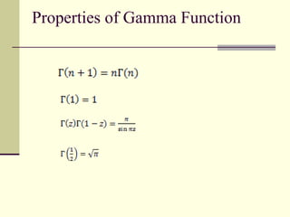 Beta and gamma function | PPTX | Physics | Science