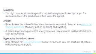 Beta blocker | PPTX