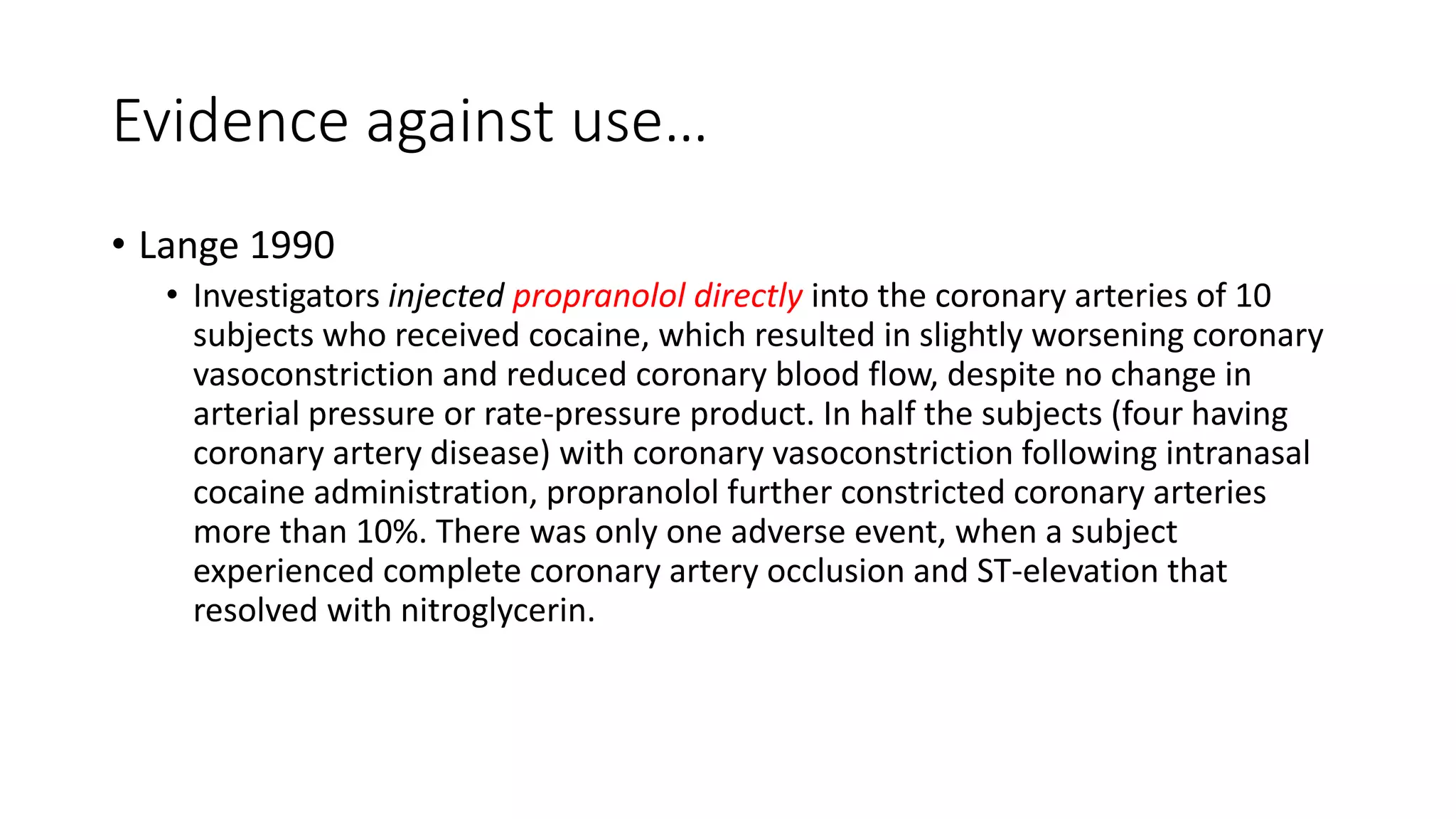 Betablocker and cocaine.pptx