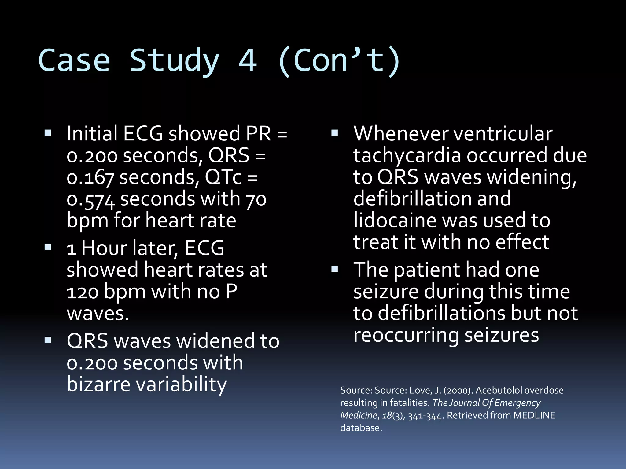 Beta Blocker Toxicity and Safety | PPTX