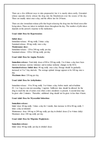 Beta blockers | DOCX