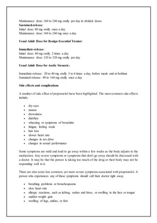 Beta blockers | DOCX