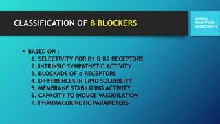 Beta blockers | PPTX
