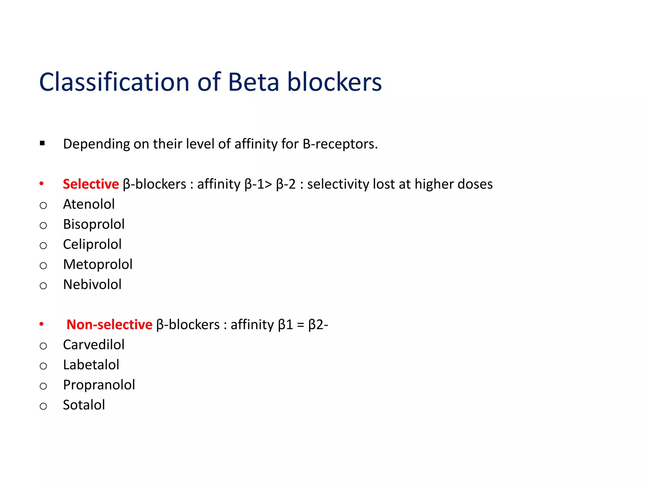 Beta blockers | PPTX