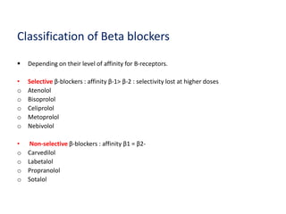Beta blockers | PPTX