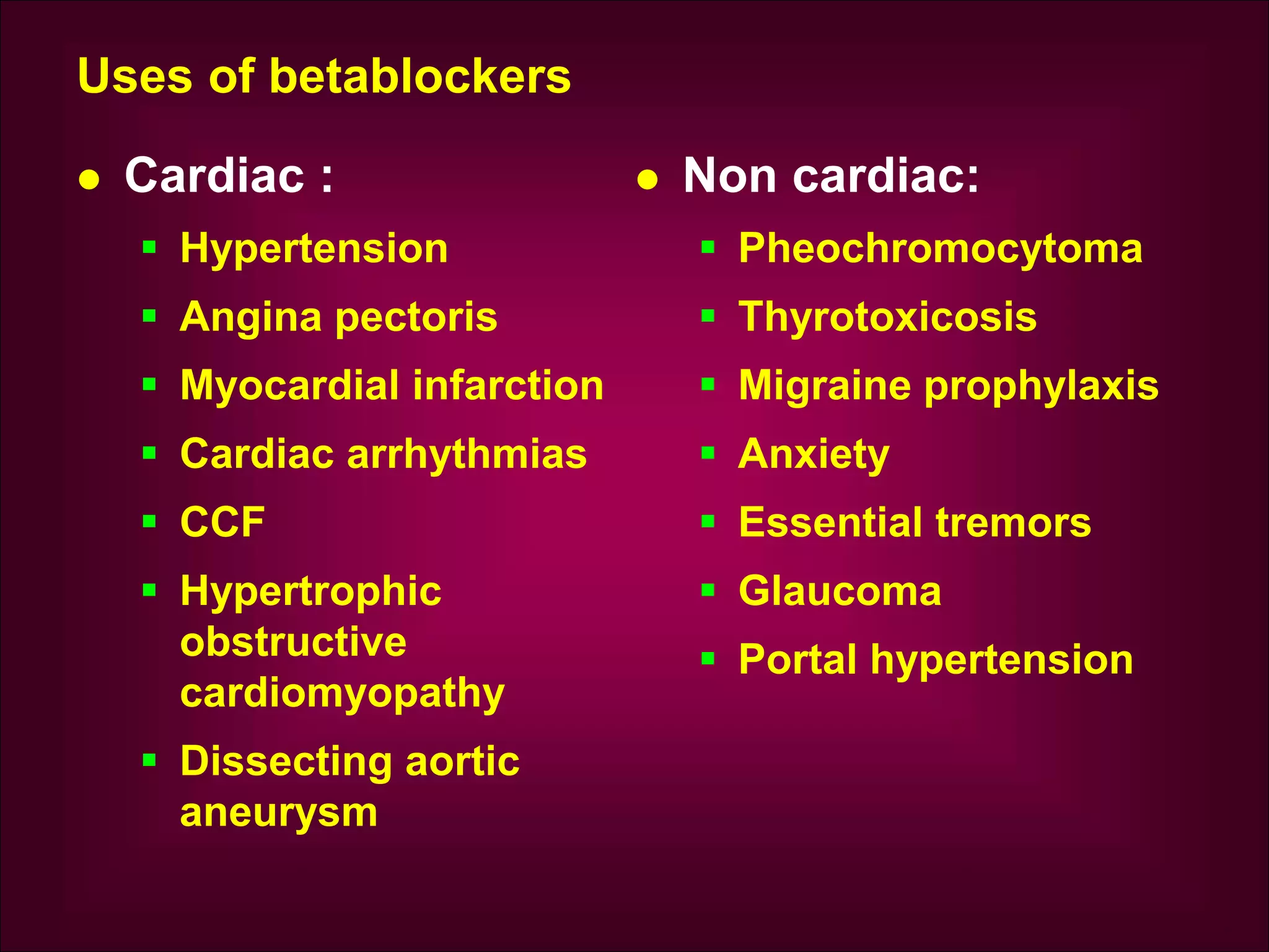 Beta blockers | PPTX
