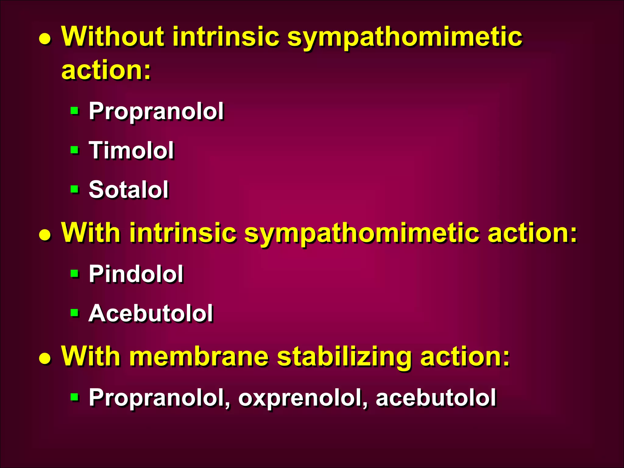 Beta blockers | PPTX