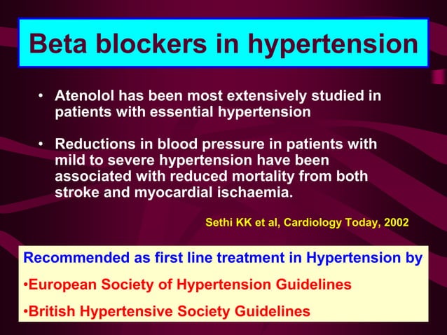Beta_Blockers.ppt | Heart and Cardiovascular Diseases | Diseases and ...