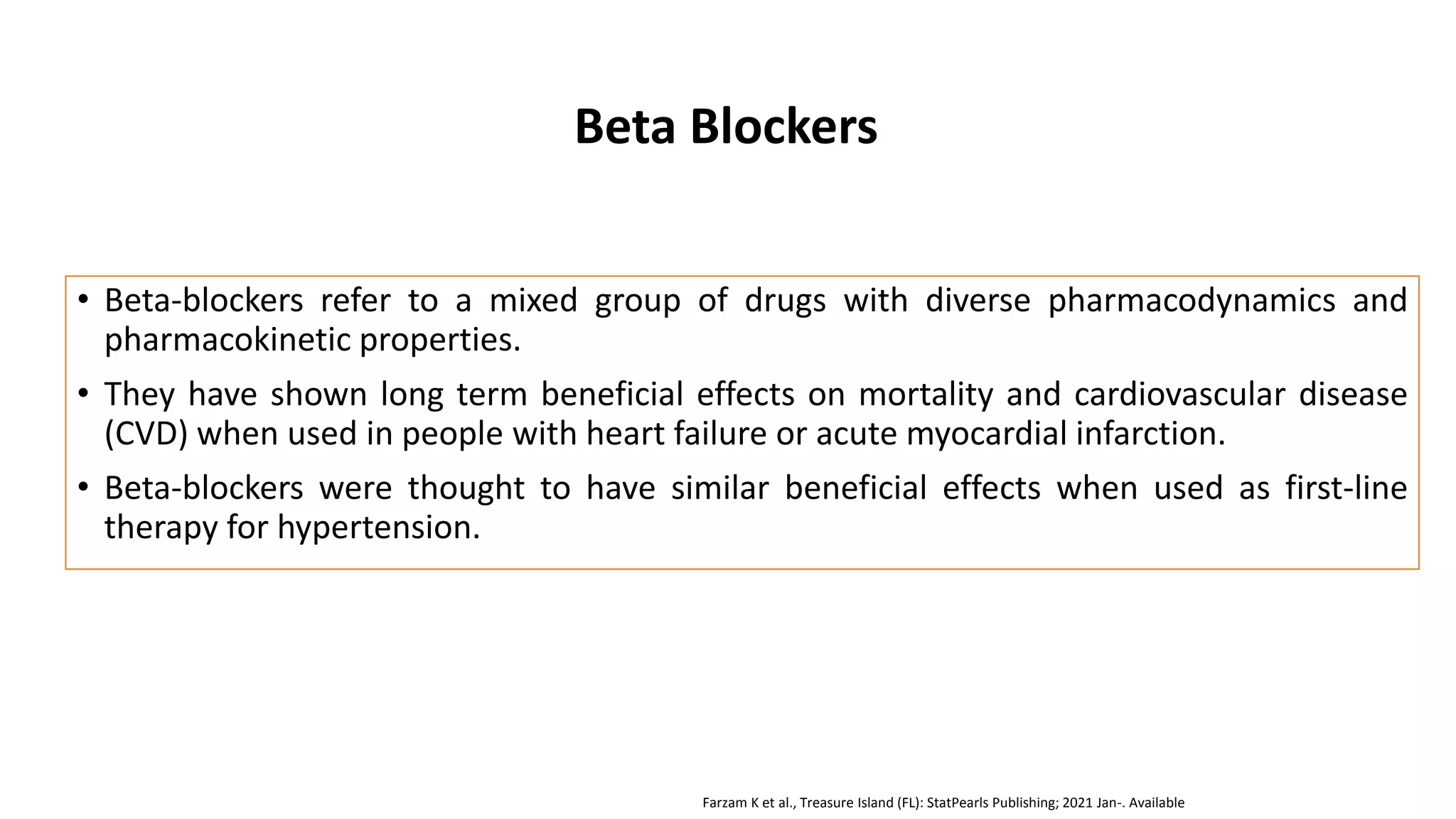 Beta blockers all are not same | PPT