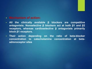 Beta blockers | PPT