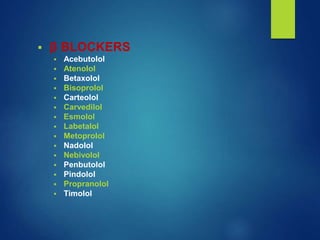 Beta blockers | PPT