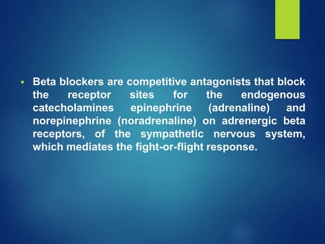 Beta blockers | PPT