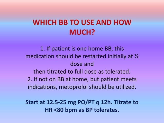 Beta blockers in brain injuries | PPT