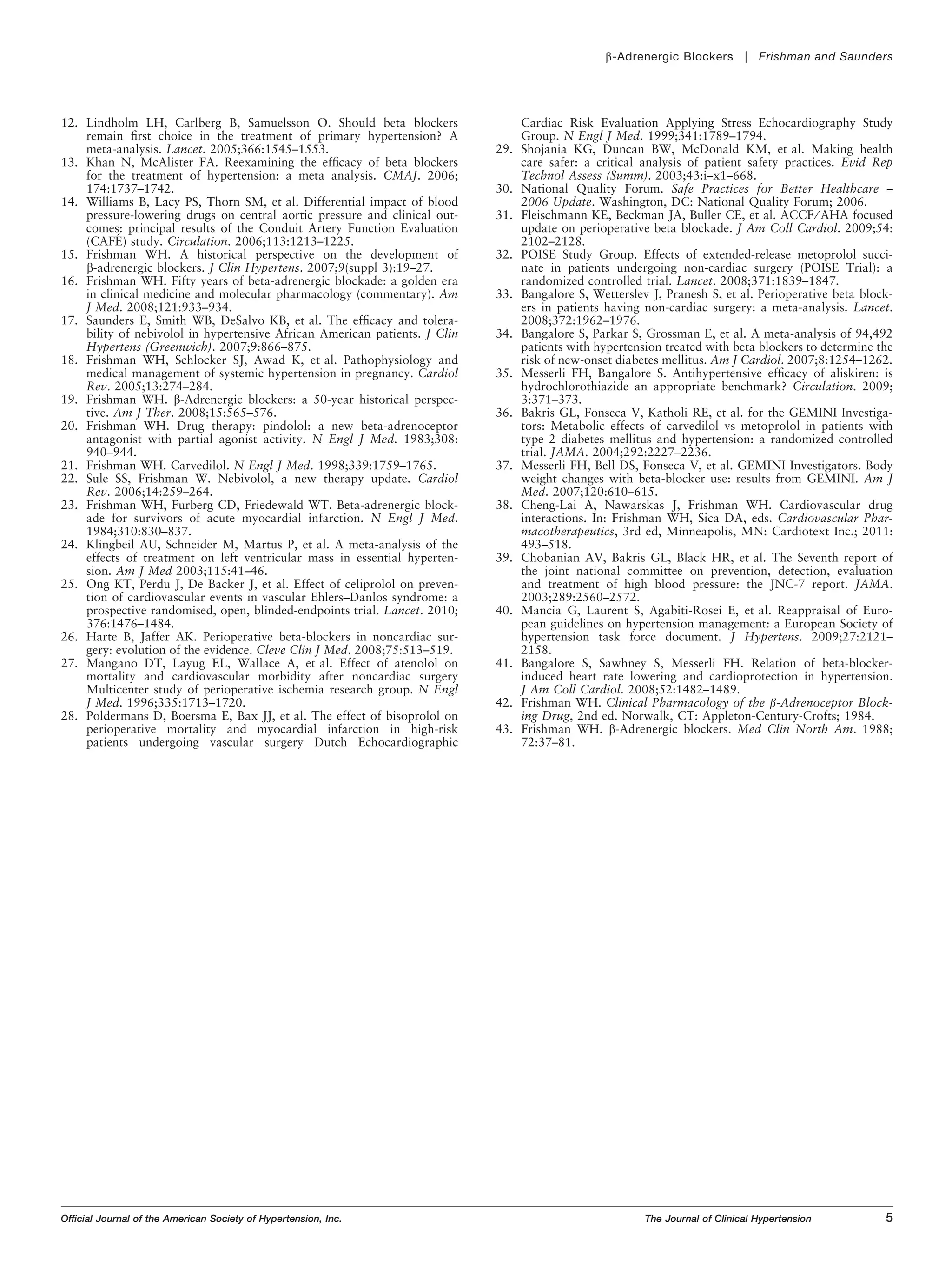 Betabloqueadores | PDF