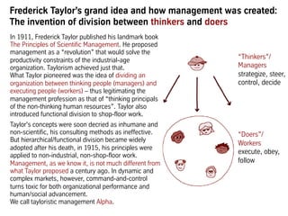 Organize for Complexity, part I (BetaCodex12) | PDF