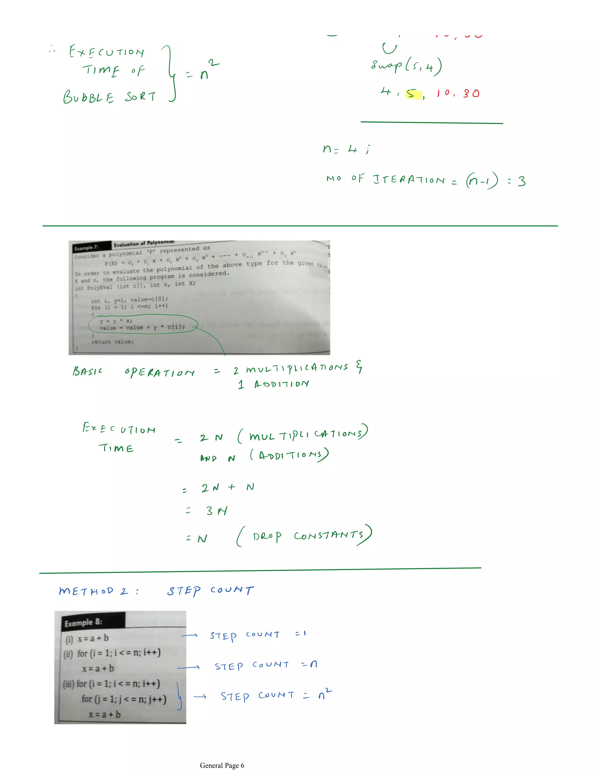 Time and space complexity analysis | PDF
